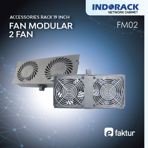Jual Bracket Modular with 2 fan,Cabinet Rack Server Cooling Fan: FM02 Hitam | Shopee Indonesia