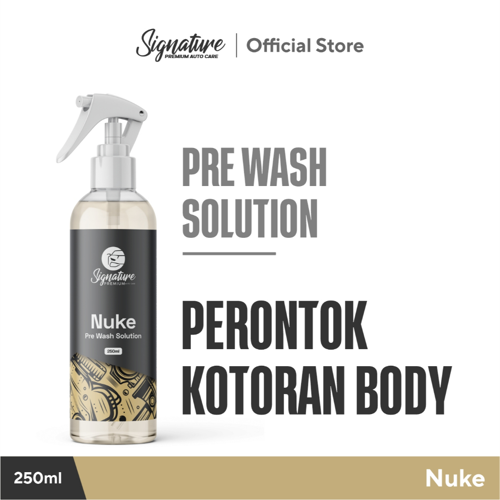 Jual Nuke ( Pre Wash Solution ) by Signature | Melunakan Kotoran pada ...