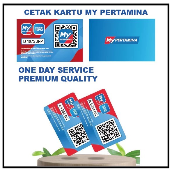 Jual Kartu Isi Bensin Subsidi Barcode My pertamina Cetak Kartu Bensi Pertalite | Shopee Indonesia