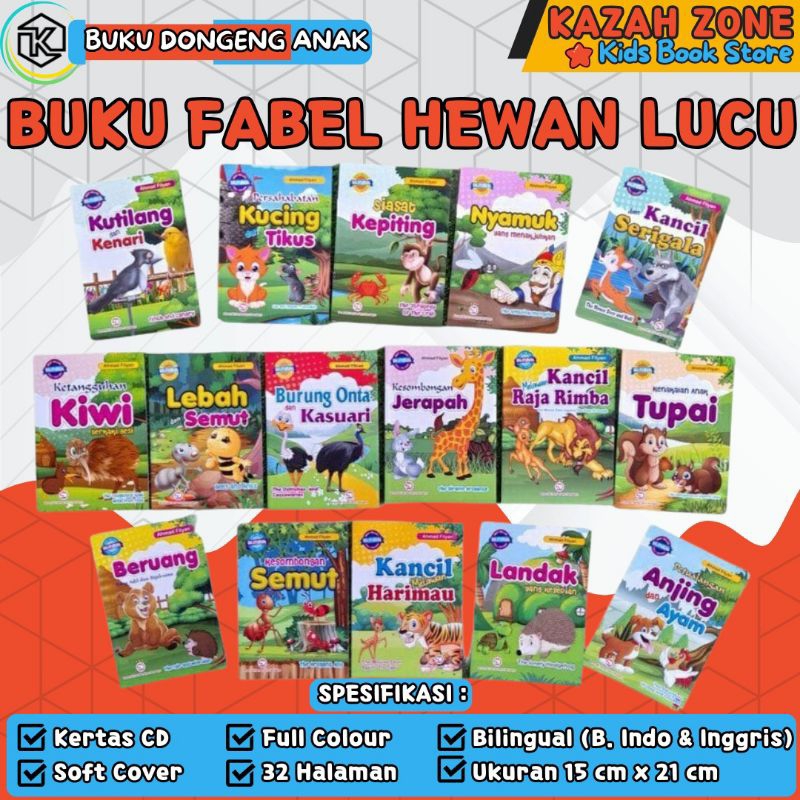Jual Fabel Hewan 1 / Buku Bacaan Anak Cerita Kisah Dongeng Fabel ...