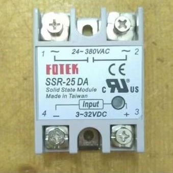 Jual FOTEK SSR-25DA 25 DA SOLID STATE RELAY DC CONTROL AC | Shopee Indonesia