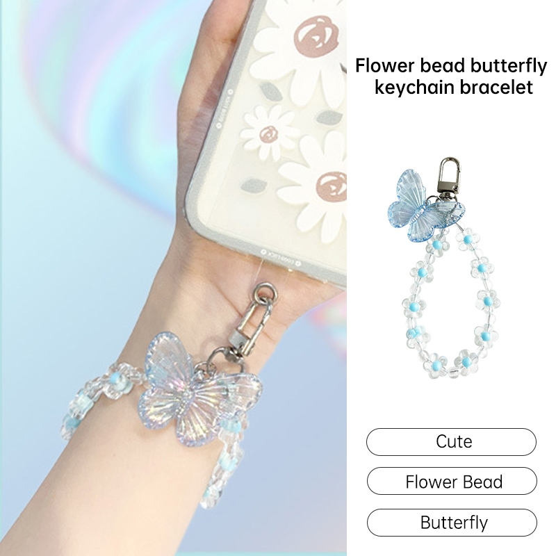 Jual CODTelepon Lanyard Portabel Ins Handmade Manik-Manik Kristal ...
