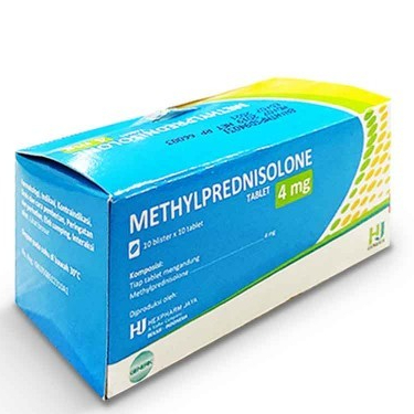 Jual METHYLPREDNISOLONE 4 MG 1 BOX ISI 100 TABLET HEXPARM | Shopee Indonesia