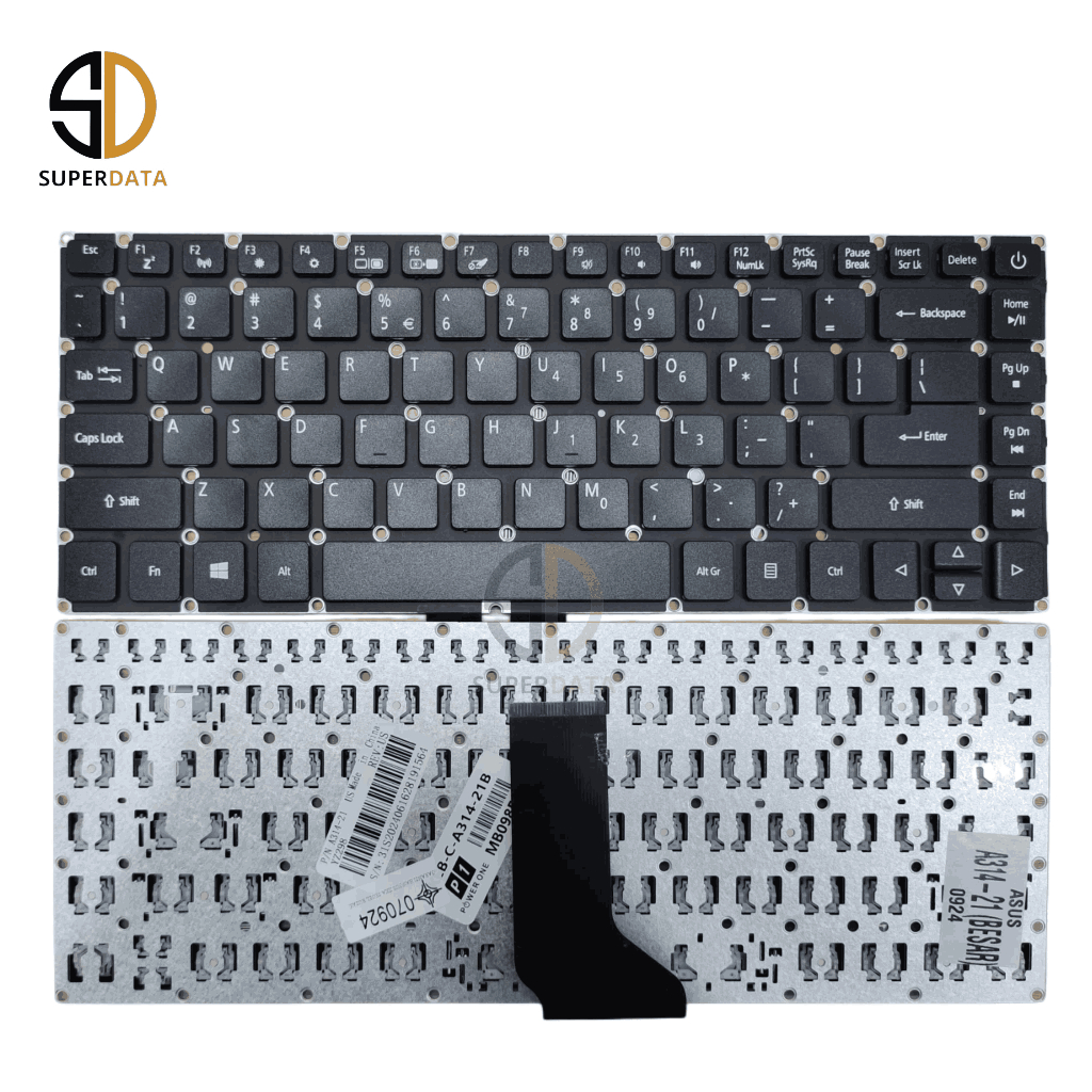Jual Keyboard Acer A314-21B Hitam | Shopee Indonesia
