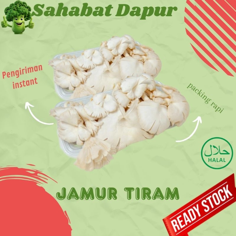 Jual Jamur Tiram - sayuran segar - Sahabat dapur Delivery | Shopee ...