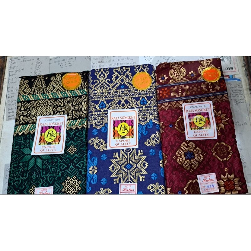 Jual SARUNG RAJA SONGKET TENUN PALEMBANG ORIGINAL | Shopee Indonesia