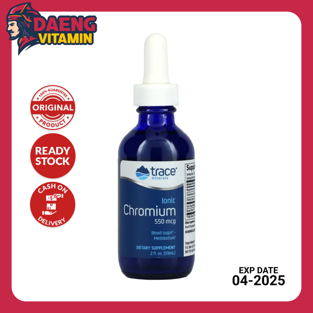 Jual Suplemen Vitamin Trace Minerals Liquid Ionic Chromium 59 ml ...