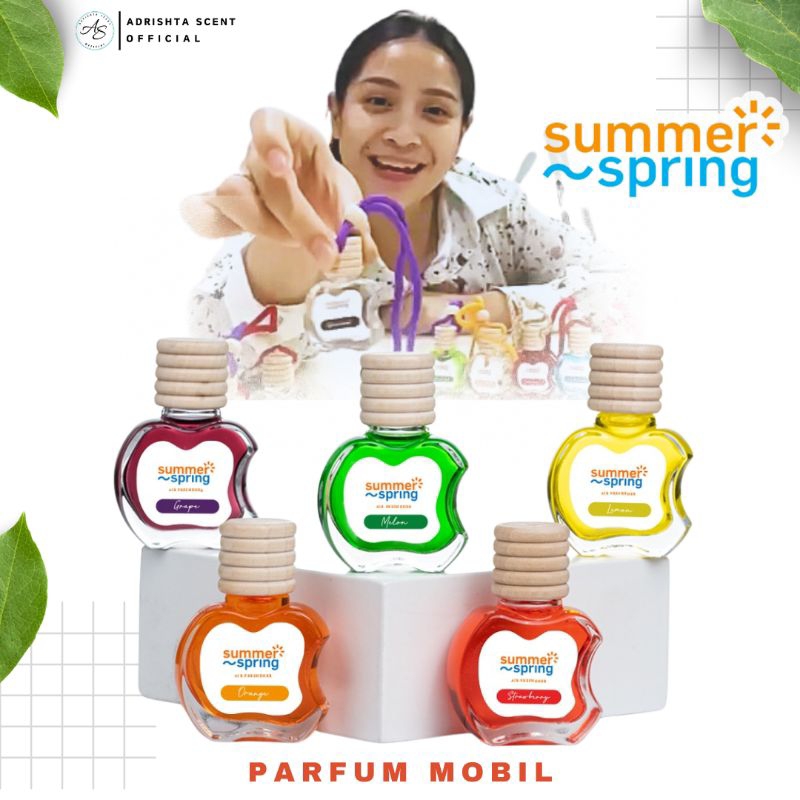 Jual Pengharum Mobil Botol Apel Summerspring Parfum Gantung 10 Ml ...