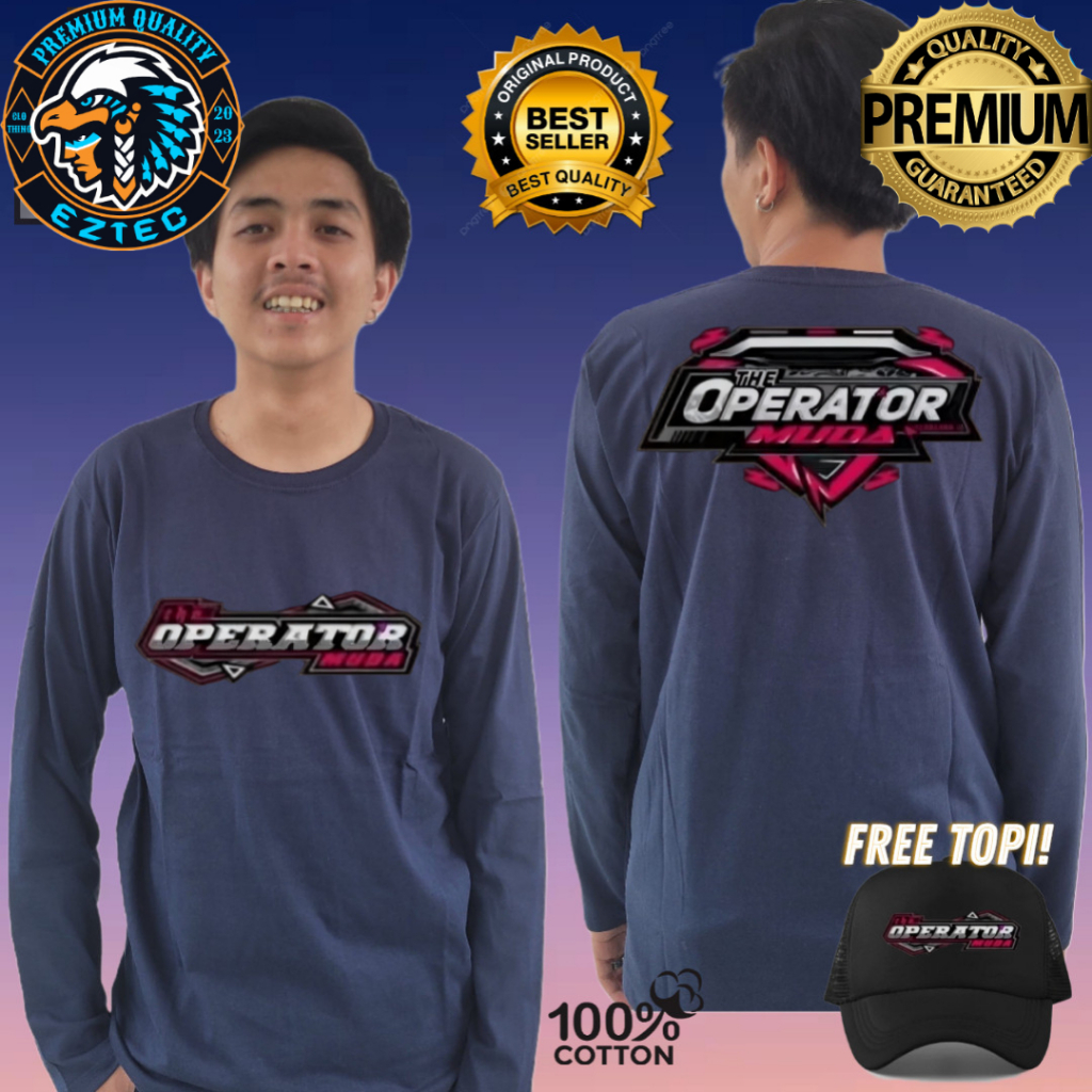 Jual KAOS DISTRO PRIA SABLON DESAIN THE OPERATOR MUDA SIMPLE KEREN ...