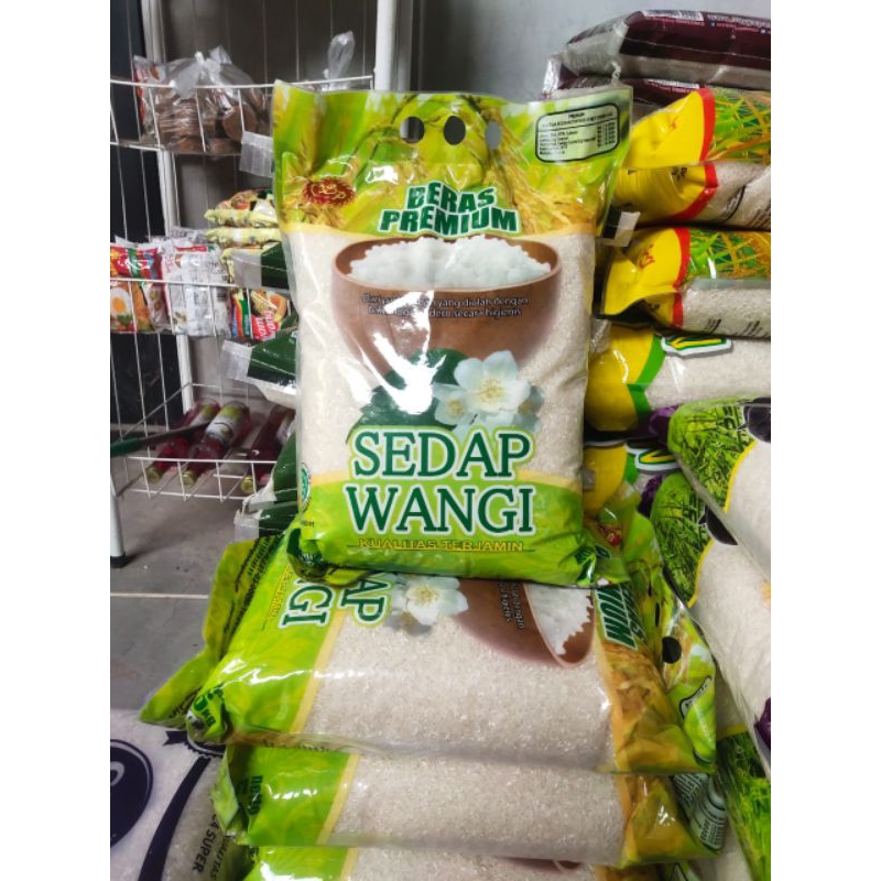 Jual Beras Sedap Wangi Premium 5 kg | Shopee Indonesia