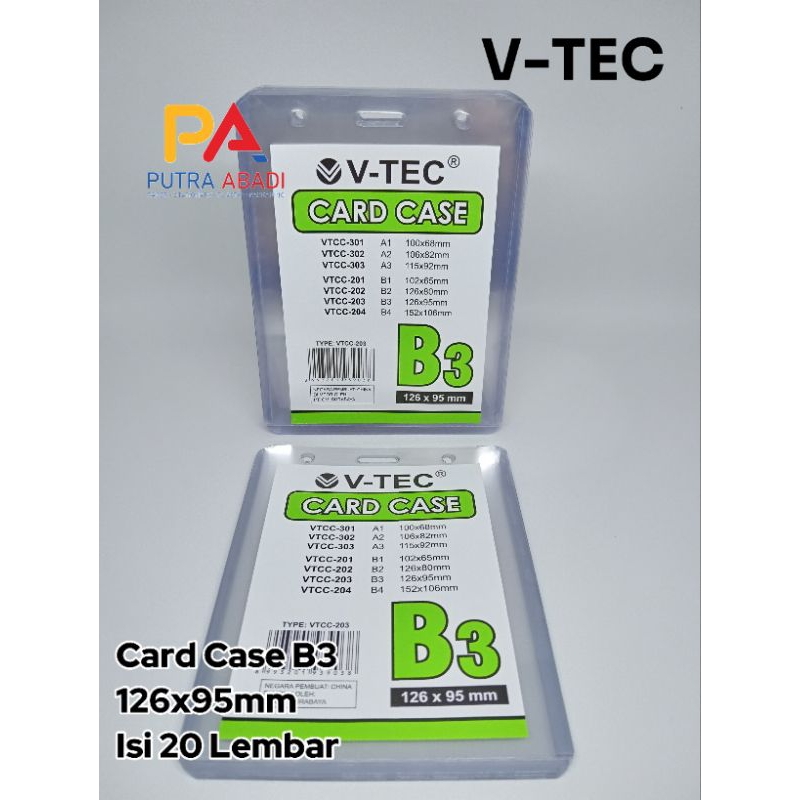 Jual ID Card Mika V-tec B3 126x95mm Name Tag V-tec B3 Isi 20 Lembar | Shopee Indonesia