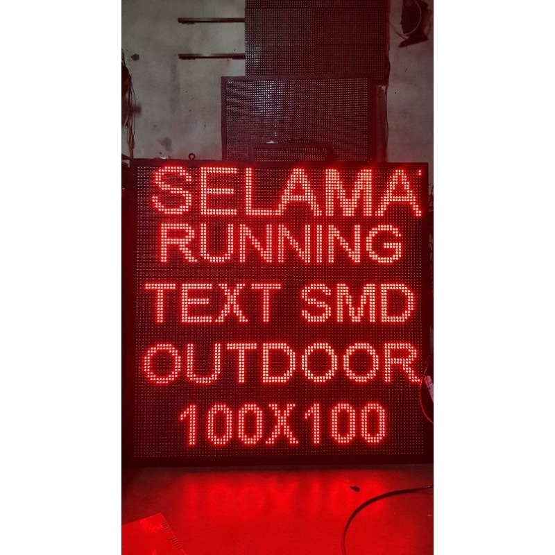Jual running text 100x100 panel SMD outdoor | Shopee Indonesia