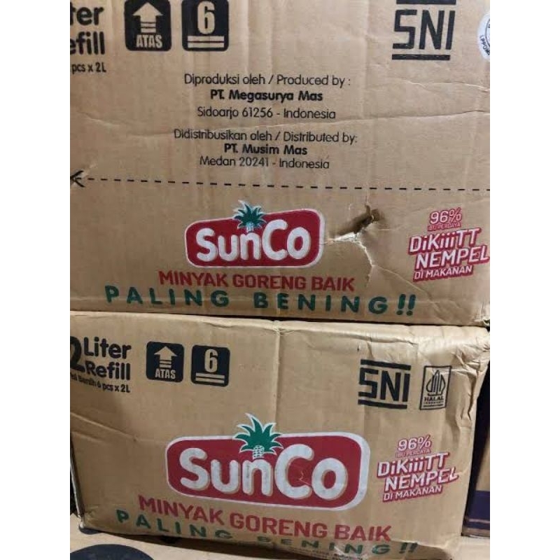 Jual minyak goreng sunco 2 lt 1DUS | Shopee Indonesia