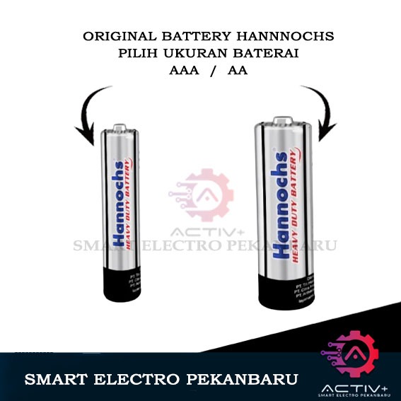 Jual ORIGINAL HANNOCHS BATERAI PER-BUTIR (PILIH VARIASI: AA / A2 ATAU ...