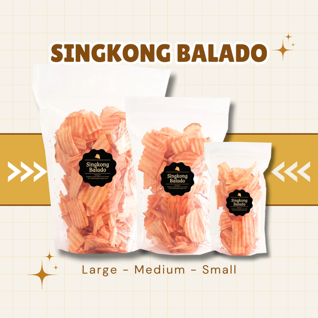 Jual [DELISH SNACKS] Keripik Singkong Balado / Snack Cemilan Camilan ...