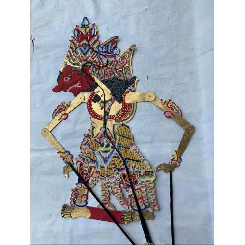 Jual Wayang Kulit Rahwana / Dasamuka Tangan Dua Standar Pedalangan ...
