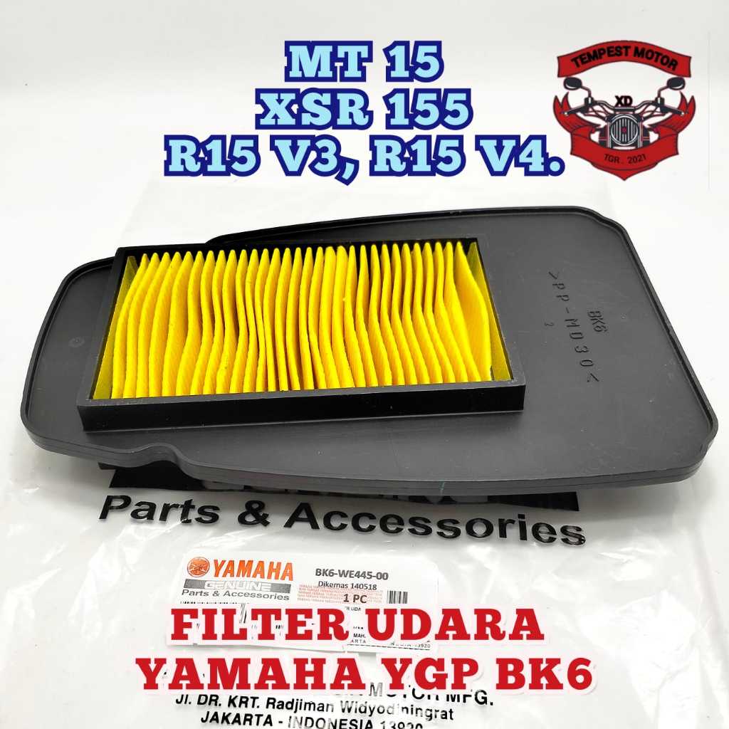Jual FILTER UDARA YAMAHA R15 V3 FILTER UDARA ORI BK6 SARINGAN UDARA ...