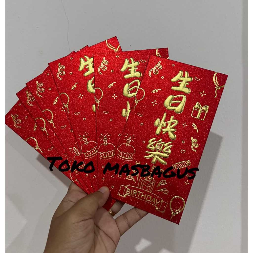 Jual Ampau Ulang Tahun Chinese - Angpao Shou Panjang - Angpao Susun ...