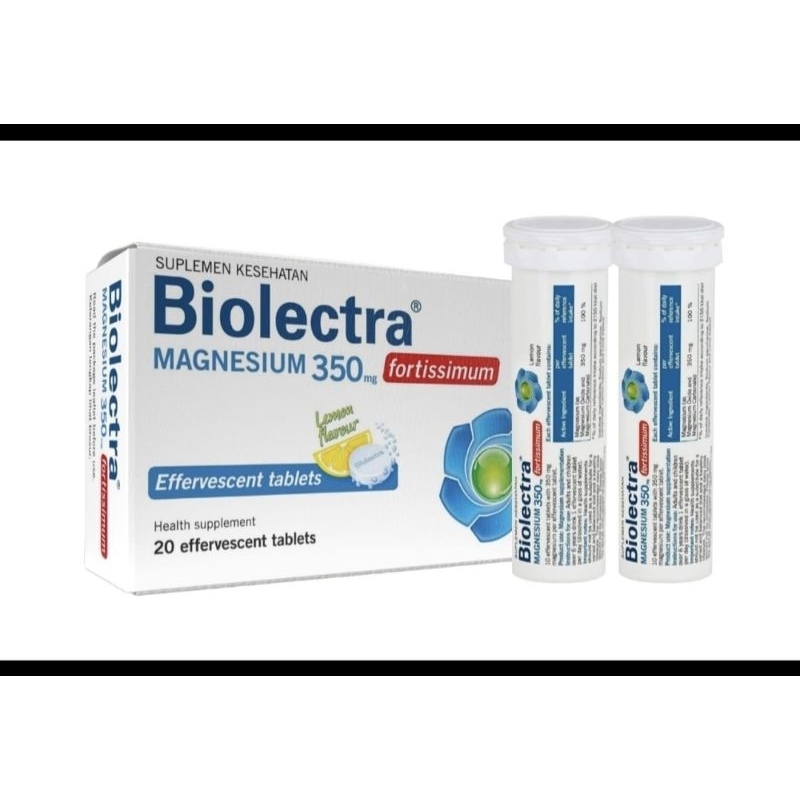 Jual Bioelectra Magnesium 350 Mg Suplemen Magnesium Original | Shopee ...
