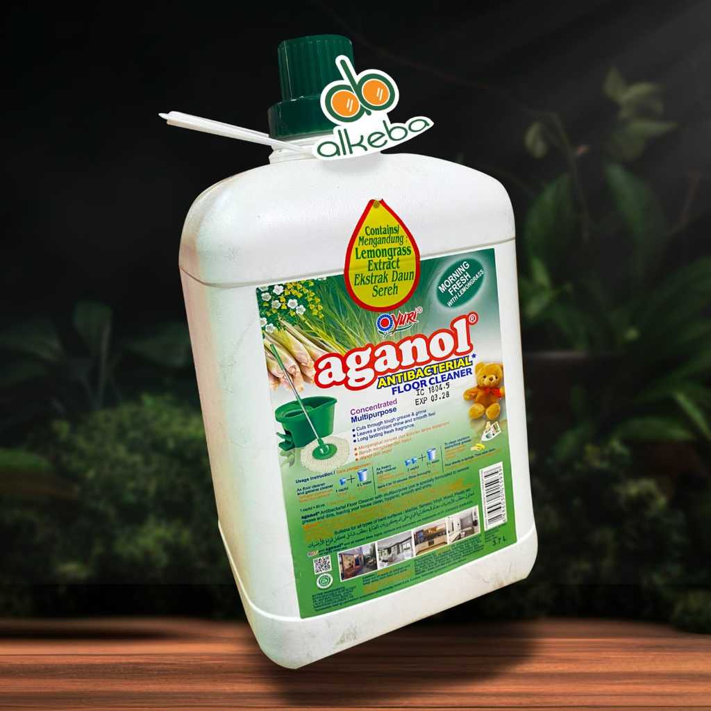 Jual Yuri Aganol 3.7 L Morning Fresh Pembersih Lantai Floor Cleaner ...