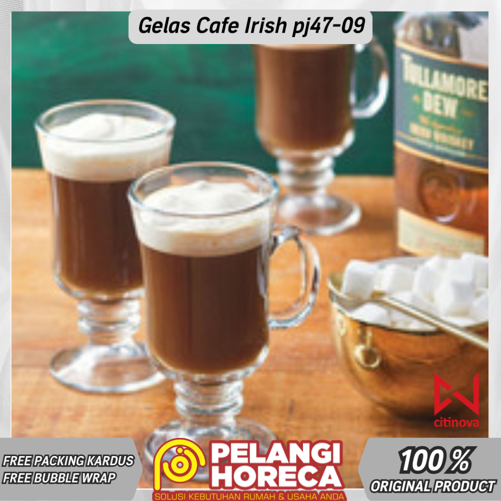 Jual Gelas Cafe Irish pj47-09 | Gelas Cantik | Gelas Hotel | Gelas ...