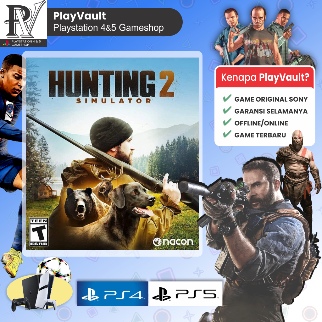 Jual Hunting Simulator 2 PS4 PS5 | Shopee Indonesia