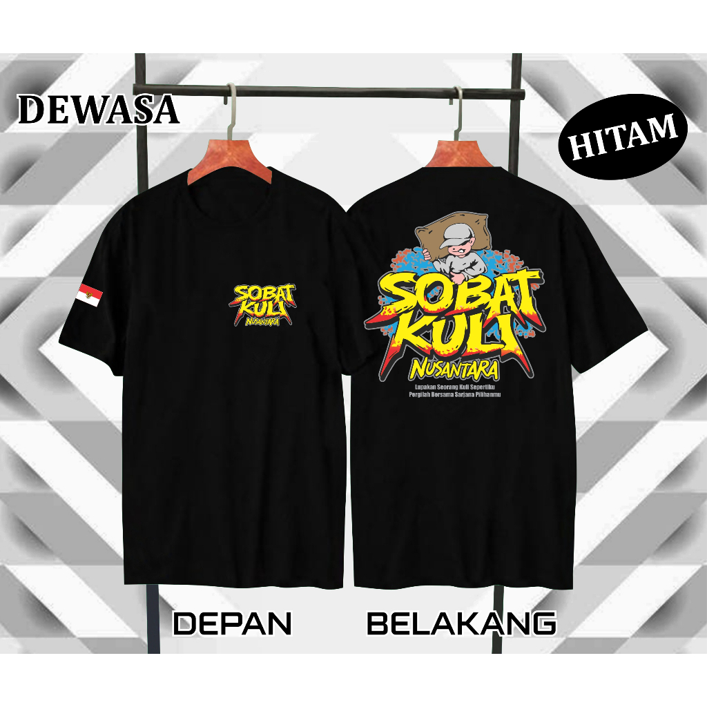Jual Sobat kuli Pakain Pria Atasan T-shirt Kaos Murah lengan Pendek ...
