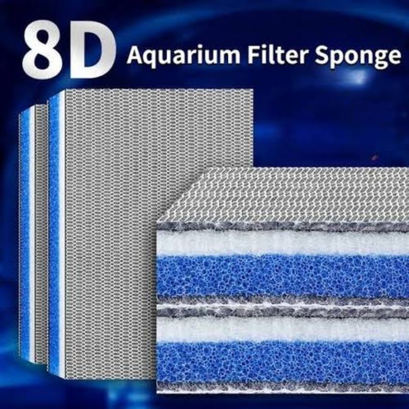 Jual Kapas Busa 8D Kapas Filter 8 Lapis Media filter aquarium Aquascape ...