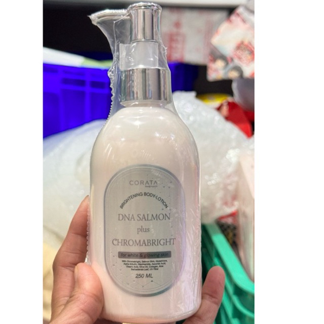 Jual CORATA- BRIGHTENING BODYLOTION WITH DNA SALMON PLUS CRHROMABRIGHT ...