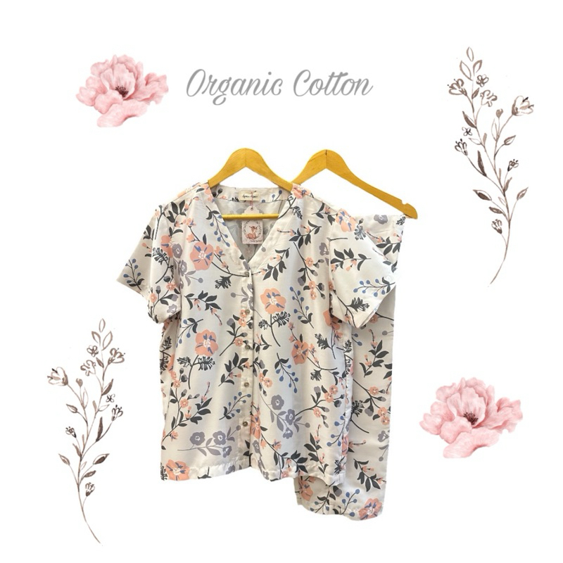 Jual Piyama Set Organic Cotton Long Pants M (LD.112–114cm) | Shopee ...