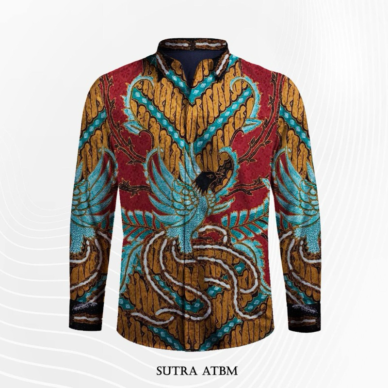 Jual batik putratjasmini | batik tulis sutra atbm kemeja pria B9755 ...