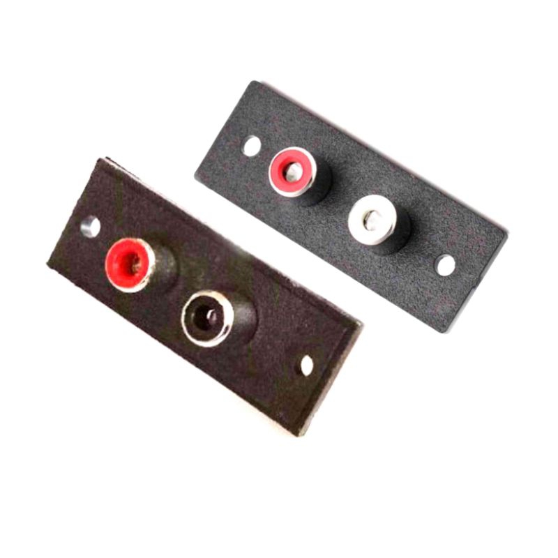 Jual Socket RCA 2 Pin Stereo female Jack Soket Input Output Audio ...