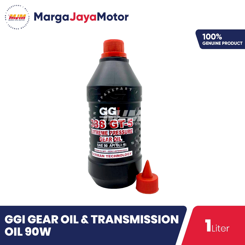 Jual GGI Gear Oil Sae 90W 1L Oli Transmisi & Gardan Mobil GGI | Shopee ...