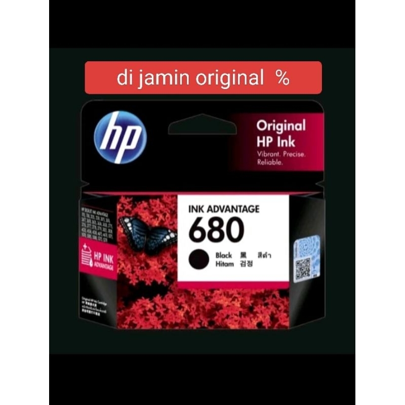 Jual tinta 680 black baru original untuk Printer HP 2135, 3635HP ...