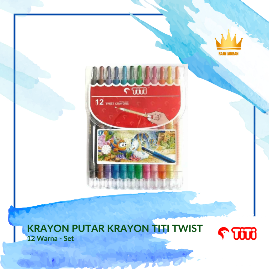 Jual Krayon Crayon Anak Krayon Putar Krayon Titi Twist/ 12 Warna - Set | Shopee Indonesia