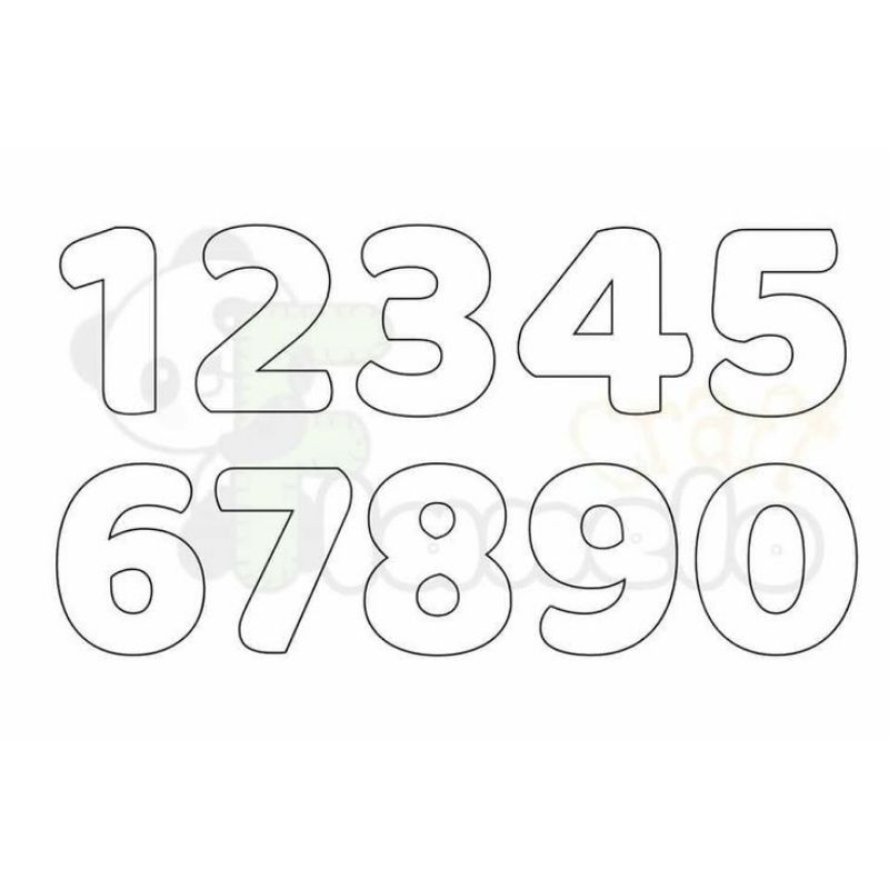 Jual pola cetak angka (bahan plat alumunium) | Shopee Indonesia