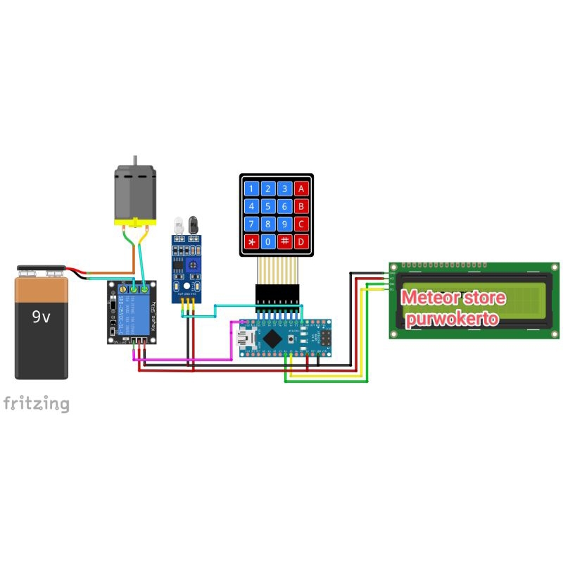 Jual alat gulung otomatis berbasis Arduino uno kit coil winding lcd ...