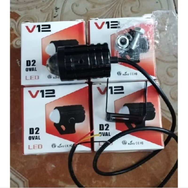 Jual Lampu Tembak Sorot Led D2 mini Laser D2 V12 Satuan | Shopee Indonesia