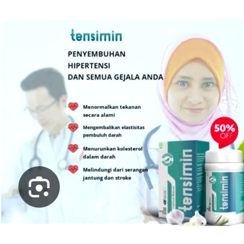Jual Tensimin Original Obat Hipertensi Serangan Jantung Darah Tinggi ...