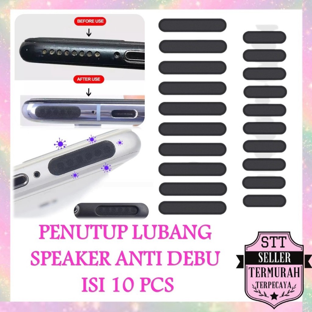 Jual STT STIKER PENUTUP LUBANG SPEAKER ANTI DEBU ISI 10 PCS STICKER ...