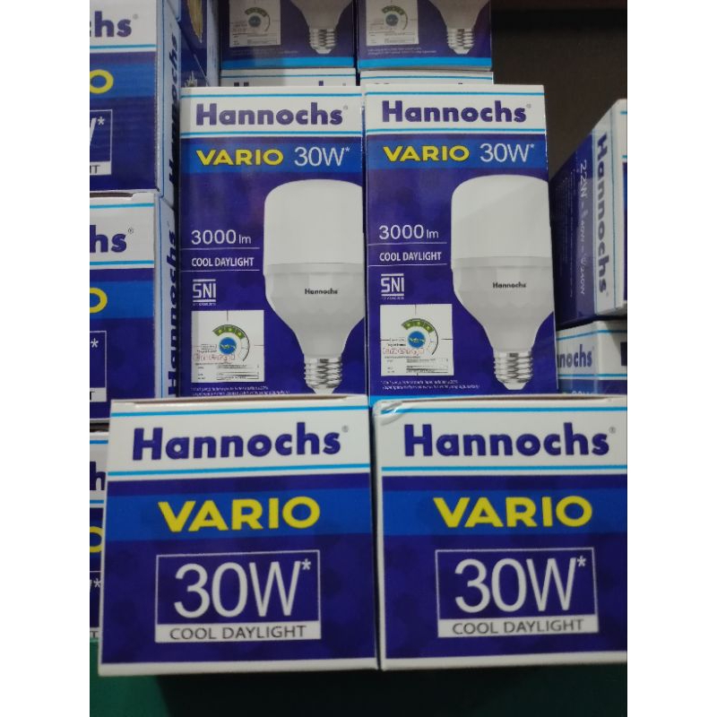 Jual LAMPU LED 30 WATT / HANNOCHS LED VARIO / LAMPU SNI | Shopee Indonesia
