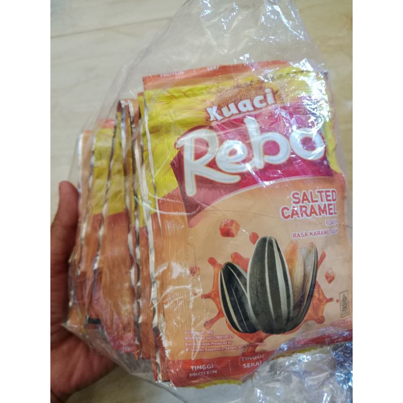 Jual KUACI REBO SALT CARAMEL 10 GR ISI 20 PCS | Shopee Indonesia
