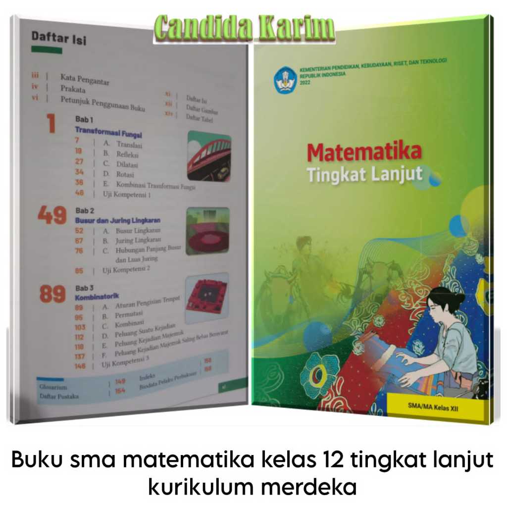 Jual Buku sma matematika kelas 12 3 XII tingkat lanjut kurikulum merdeka kurmer | Shopee Indonesia