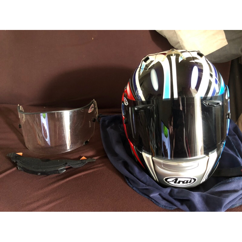 Jual Helm arai rr5 original nakano shuriken silver | Shopee Indonesia