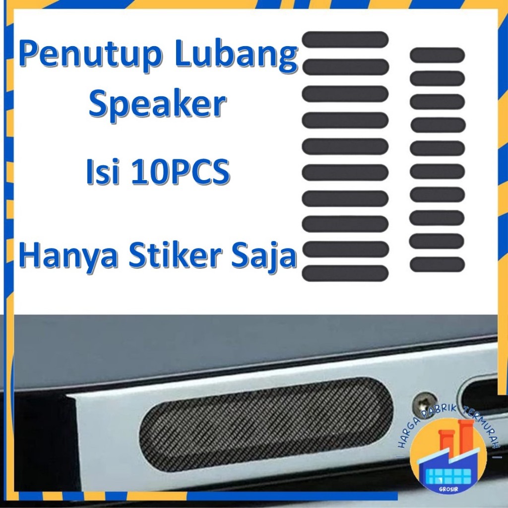 Jual HPT STIKER PENUTUP LUBANG SPEAKER ANTI DEBU ISI 10 PCS STICKER ...