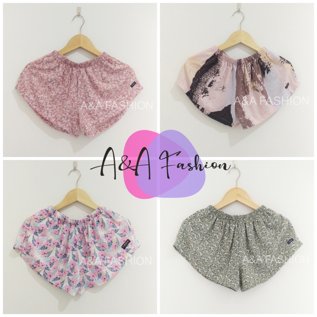 Jual CELANA PENDEK WANITA | HOT PANTS | CELANA SEXY | CELANA SANTAI WANITA MOTIF BUNGA-BUNGA ...