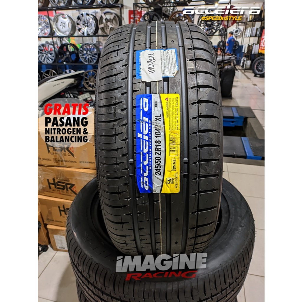 Jual Ban mobil tubeles ukuran 245 50 R18 merk Accelera phi-r ban lokal ...