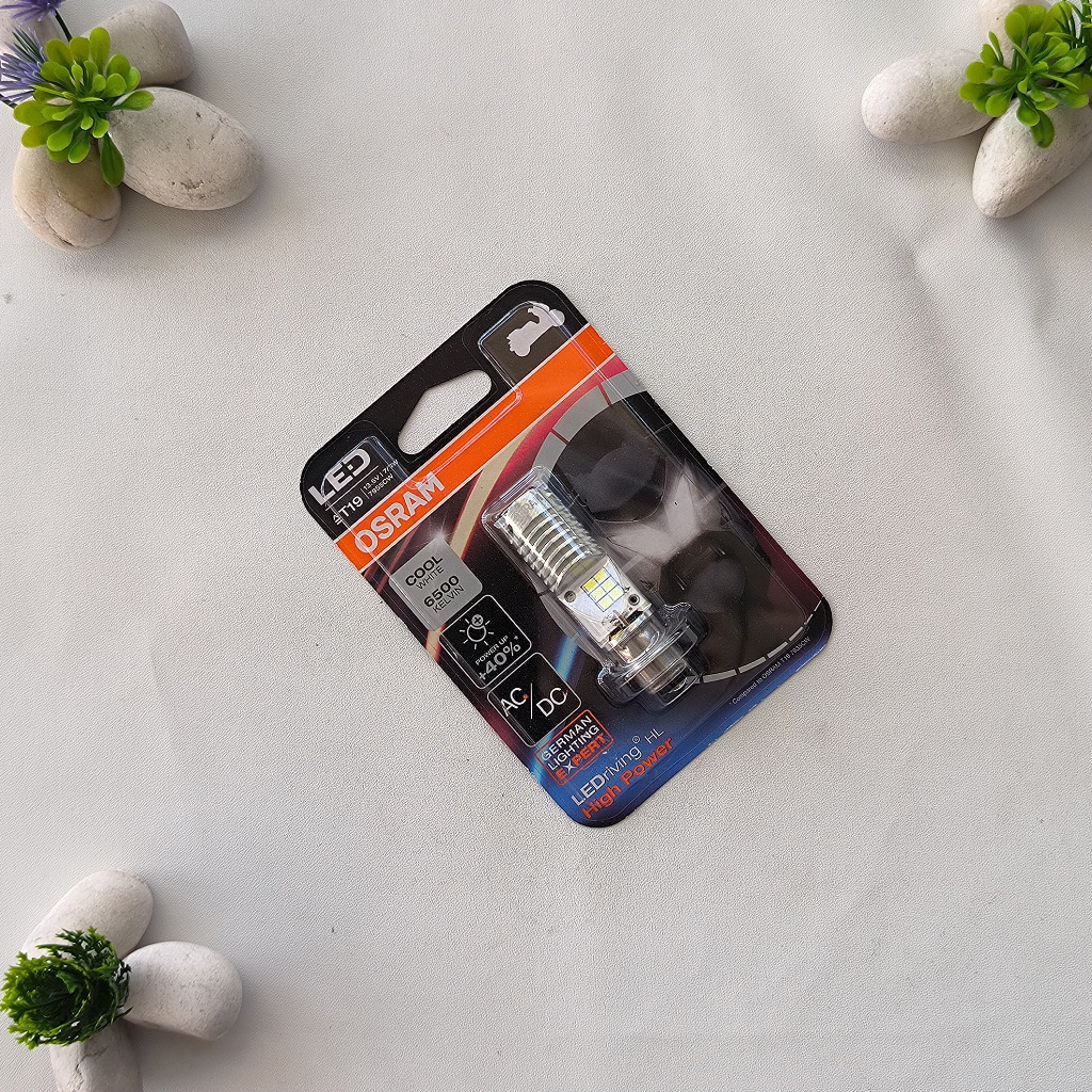 Jual OSRAM LAMPU UTAMA MOTOR LED T19 H6 M5 K1 NEW GEN PUTIH - 7955CW NEW GEN 4 13.5V 7W | Shopee ...