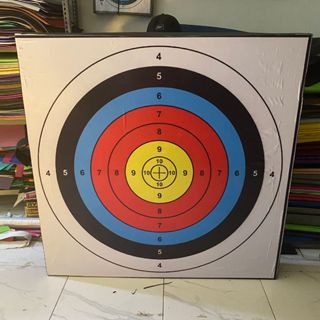 Jual Bantalan Panahan ukuran 100 x 100 CM Tebal 8CM Target Sasaran ...