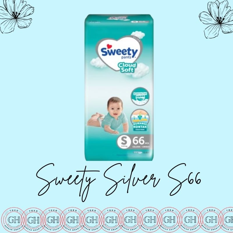Jual Sweety Silver S66 jumbo popok bayi tipe celana | Shopee Indonesia